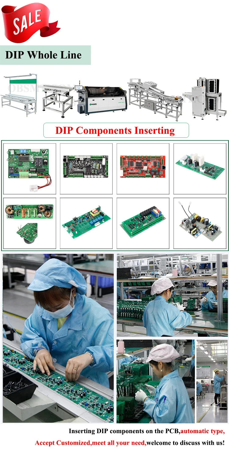 Full Automatic Wave Soldering Line - Efficient PCB Insertion
