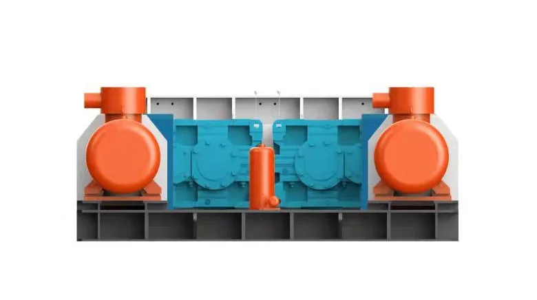 Secondary Limestone Double Roller Crusher - High Productivity