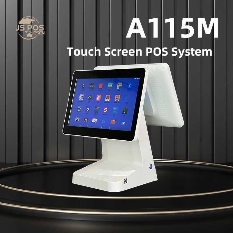A115c 15.6 Inch Dual Screen Android System All-in-one Pos Machine For ...