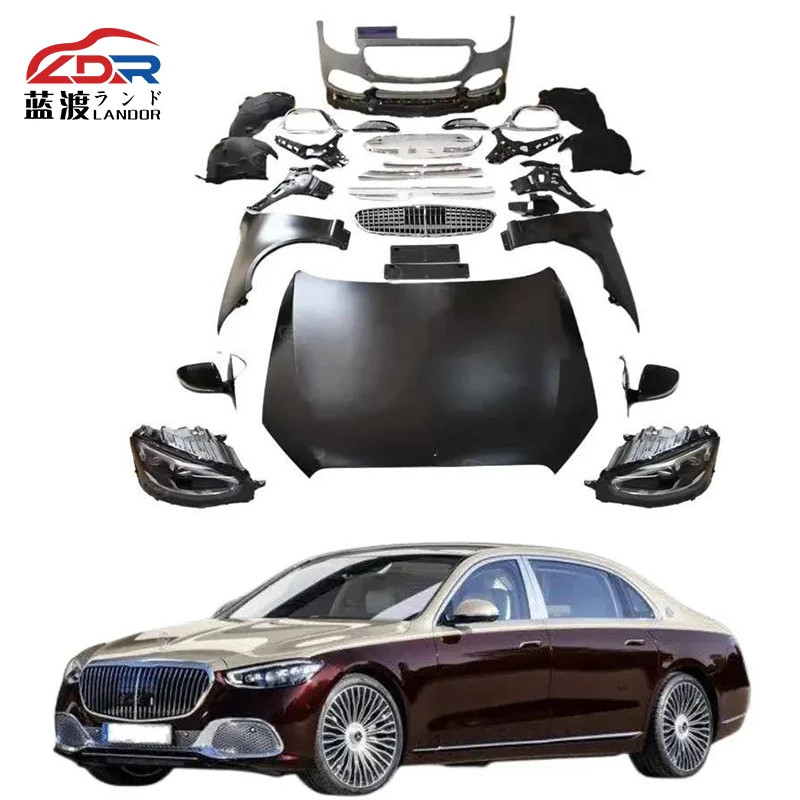 For 2005-2013 Mercedes S-class W221 Facelift To W223 Maybach Body Kit 1 ...