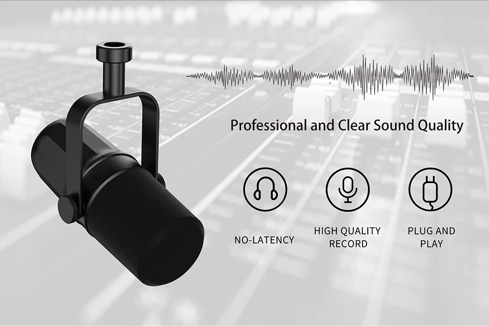 2023 Bkx 40x Micros Microfone Mikrofon Microfono Profesional Podcast Equipment Kit Gaming Mic