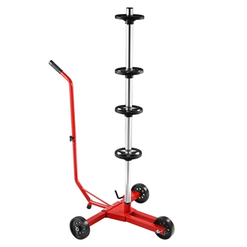 Manual Push Alu Steel Tyre Holder Car Wheel Tire Holder Rack Rim ...
