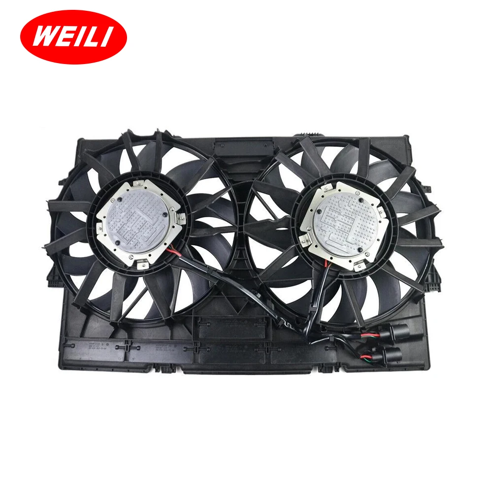 Car Radiator Cooling Fan 4h0959455ab 4h0959455r For Audi A8 - Buy Car ...