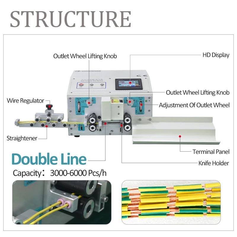 508C Cable Cutting and Stripping Machine - Efficient & Reliable
