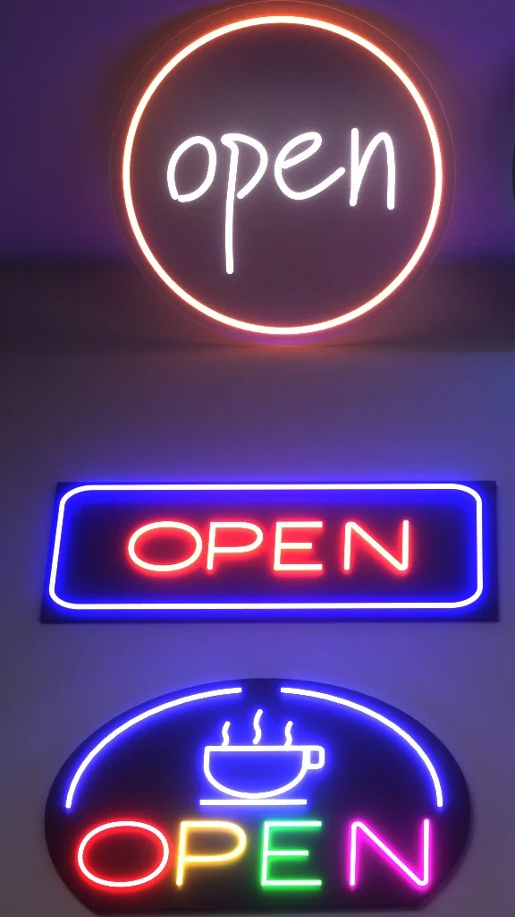 Ezd Customizable Door Signs Plastic Open Close Led Sign Board - Buy Led ...