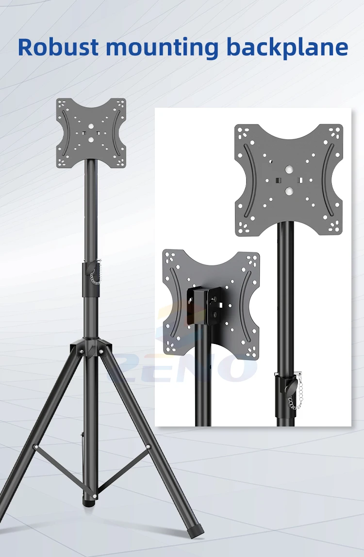 Secure and Stylish TV Mounting - Tripod Floor Stand Brackets