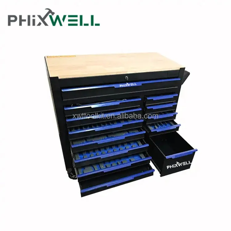 10 Tray Rolling Tool Chest Professional Auto Repair Heavy Duty Steel ...