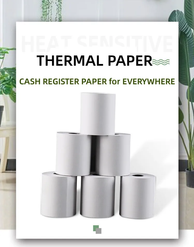 80mm Atm Bank Thermal Paper Receipt Roll Cash Register Paper 80x60 Pos ...