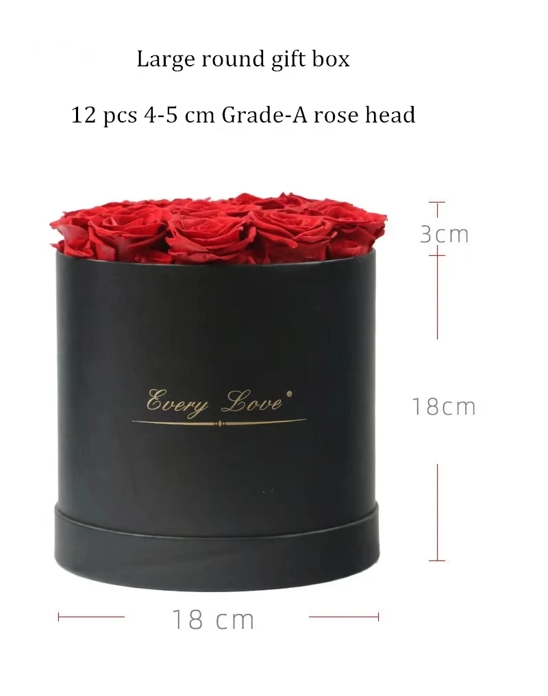 High Quality Fresh Eternal Rose Gift Box Preserved Flower From Yunnan ...