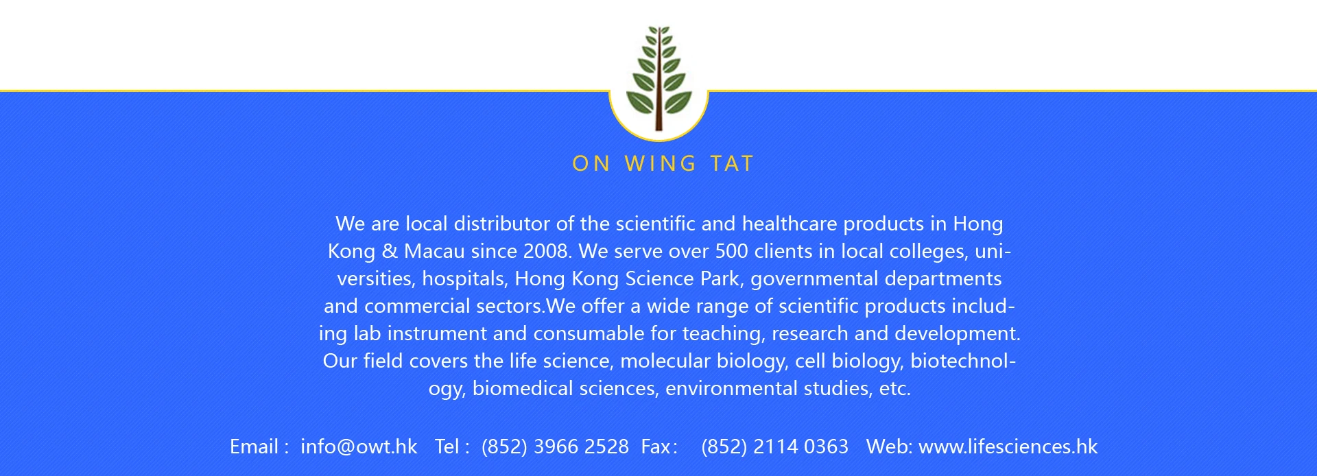 Company Overview - ON WING TAT COMPANY LIMITED