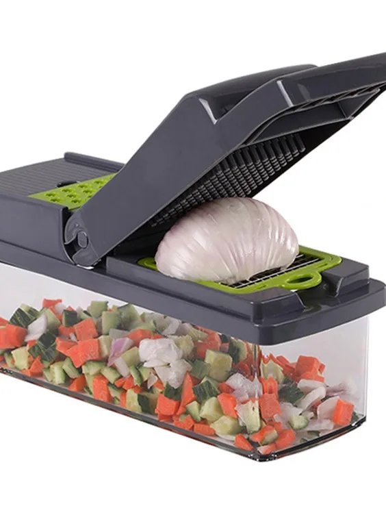 14 In 1kitchen Tools Fruits Slicer Chopper Vegetable Cutter,Handpress ...