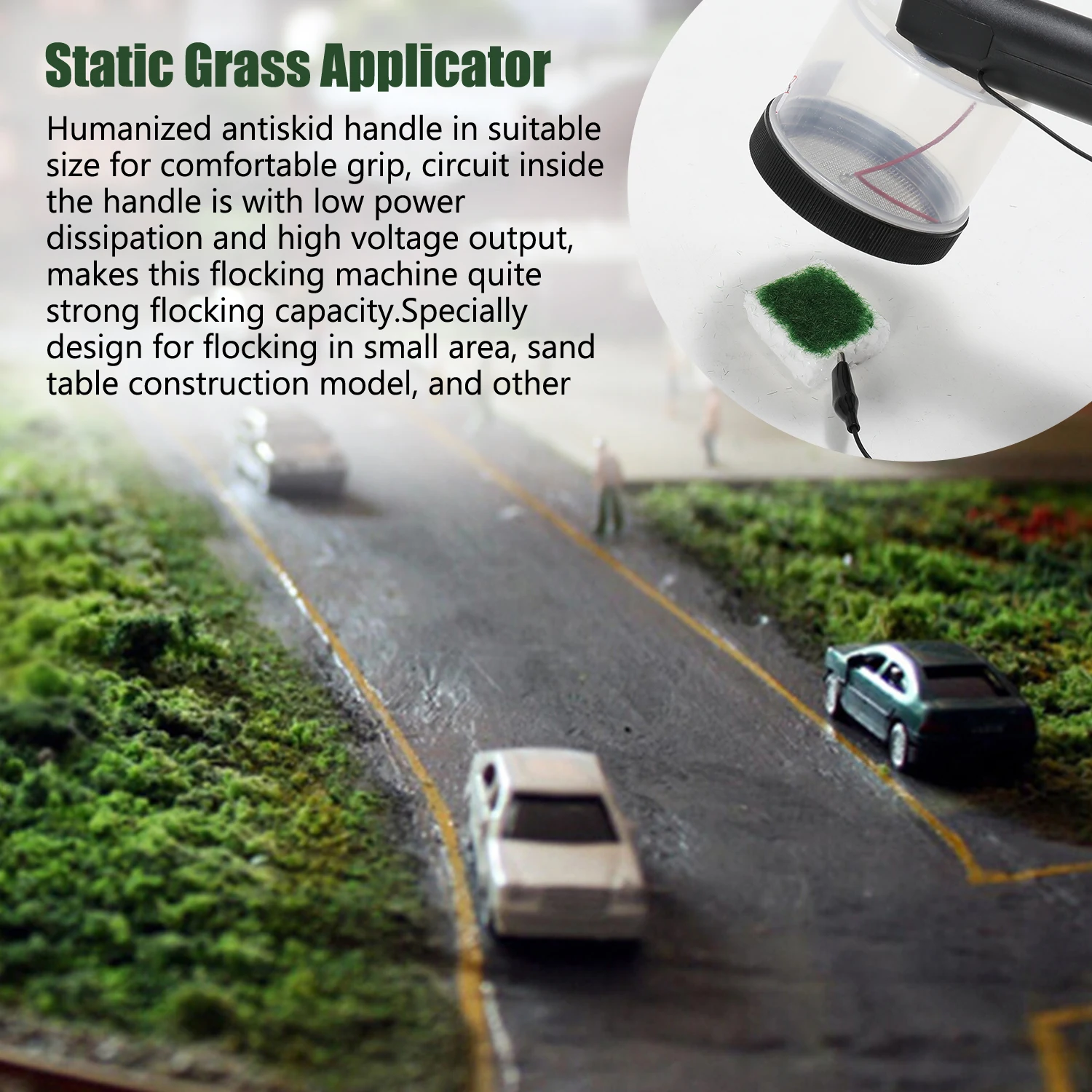 Mini Flocking Machine - Efficient Static Grass Applicator