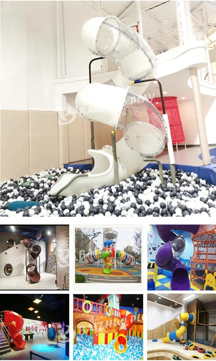 Children Playground Plastic Tube Slide Parts - Fun & Safety