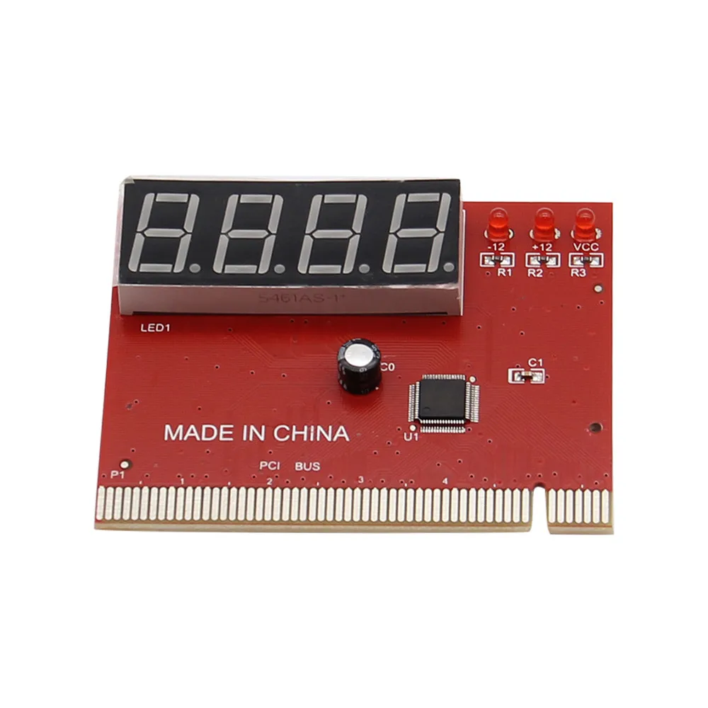 4-digit Computer Motherboard Mini Pcie Lpc Debug Post Card Digital Pci ...