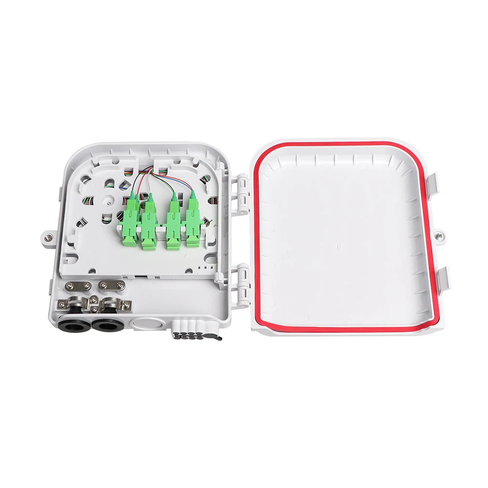 8 ports Fiber Distribution Box FDB PC/ABS FTTH 1x8 Optical Splitter Fiber Optic Terminal Box ...