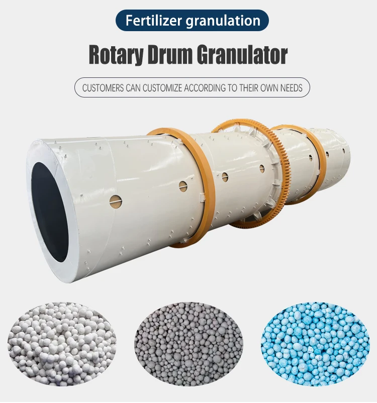 Limestone Granule Machine Rotary Drum Granulator Compound Fertilizer ...