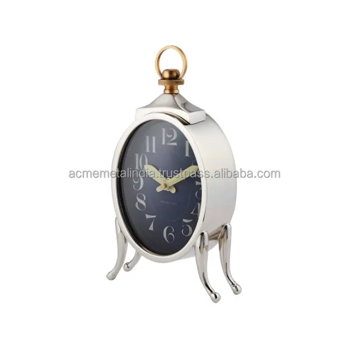Aeroplane Air Plane Shape Table Clock Nickel Coating Custom Colour ...