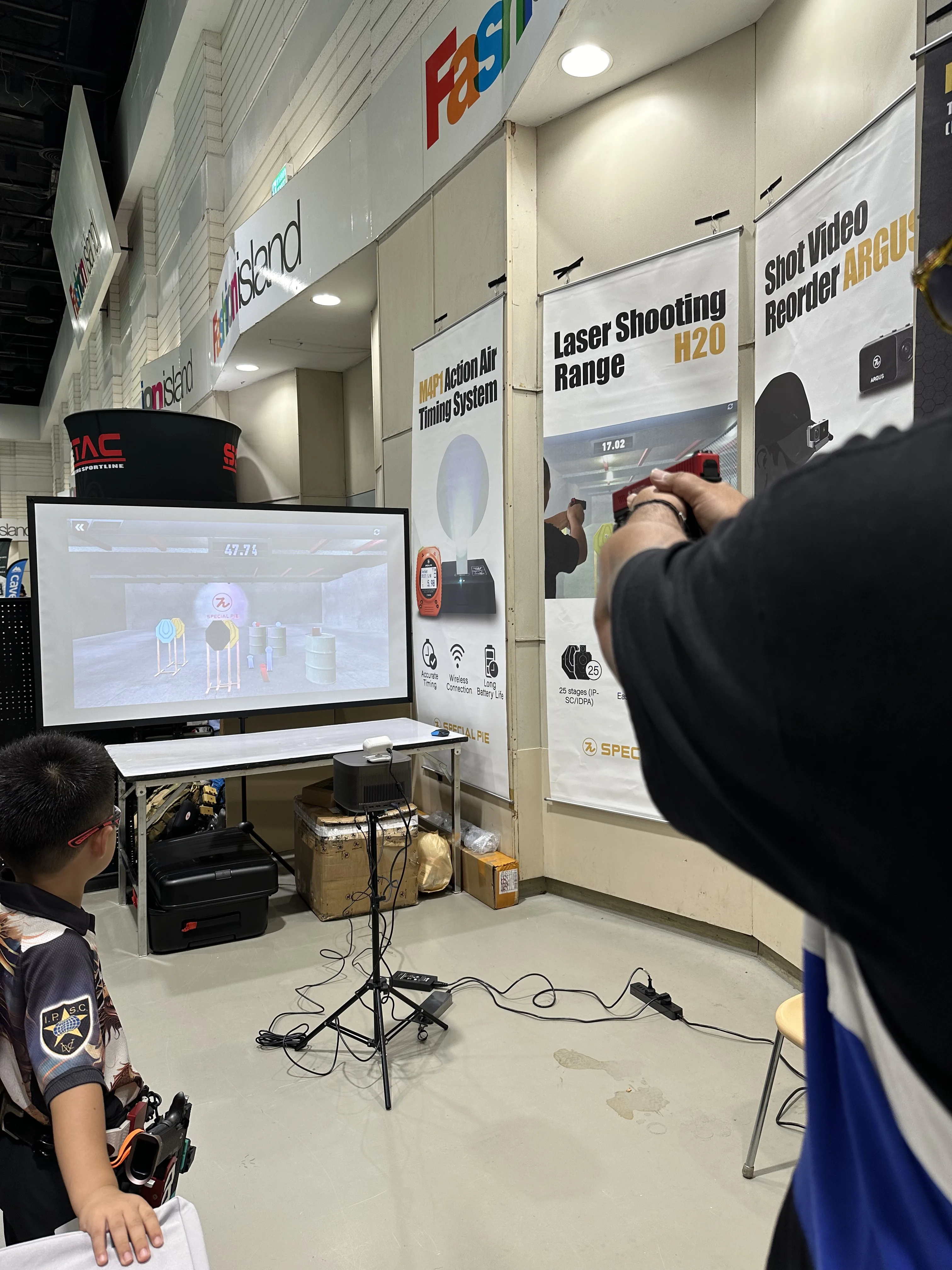 IPSC IDPA Interactive Projection Laser Shooting System