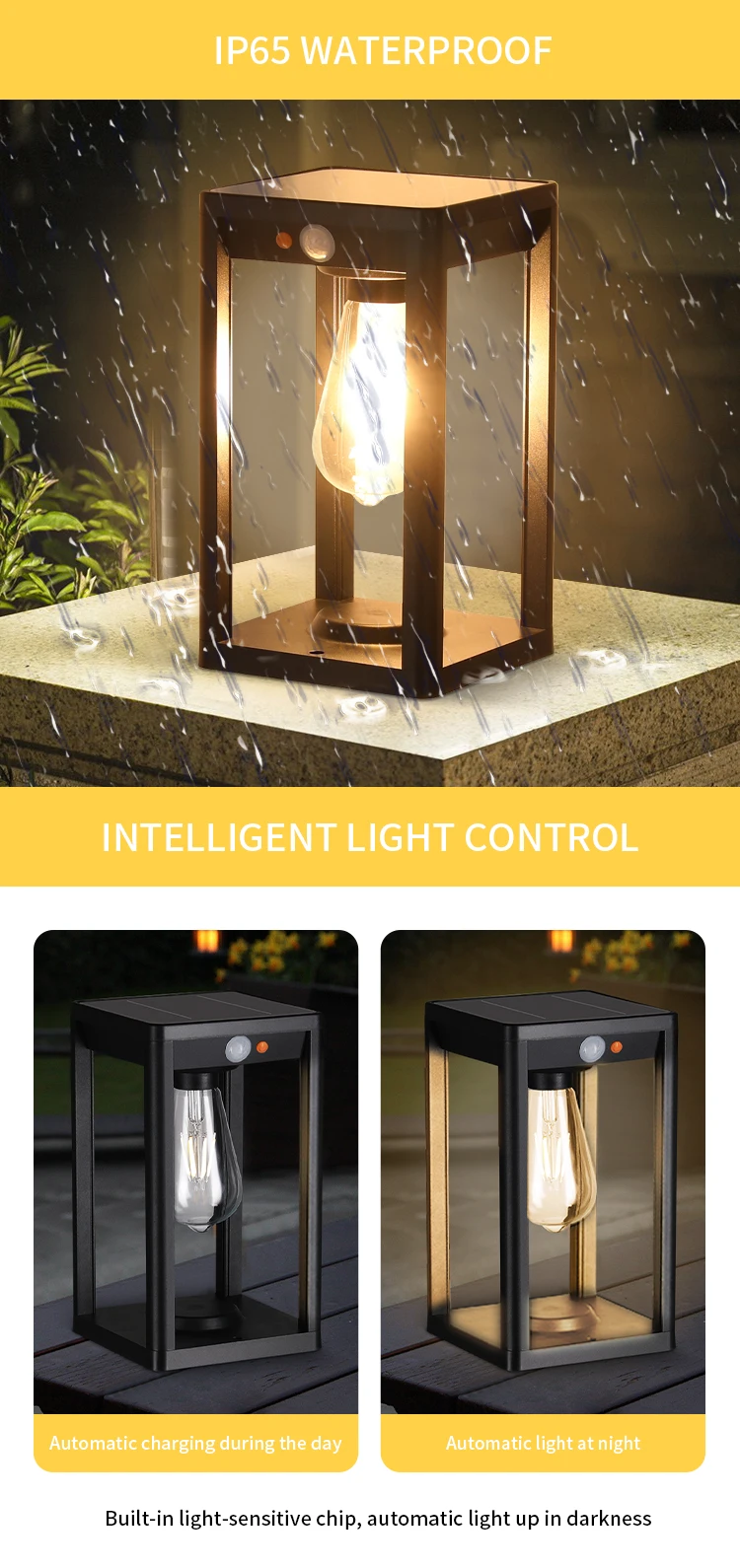 European Design Gate Pillar Lights - Waterproof & Efficient