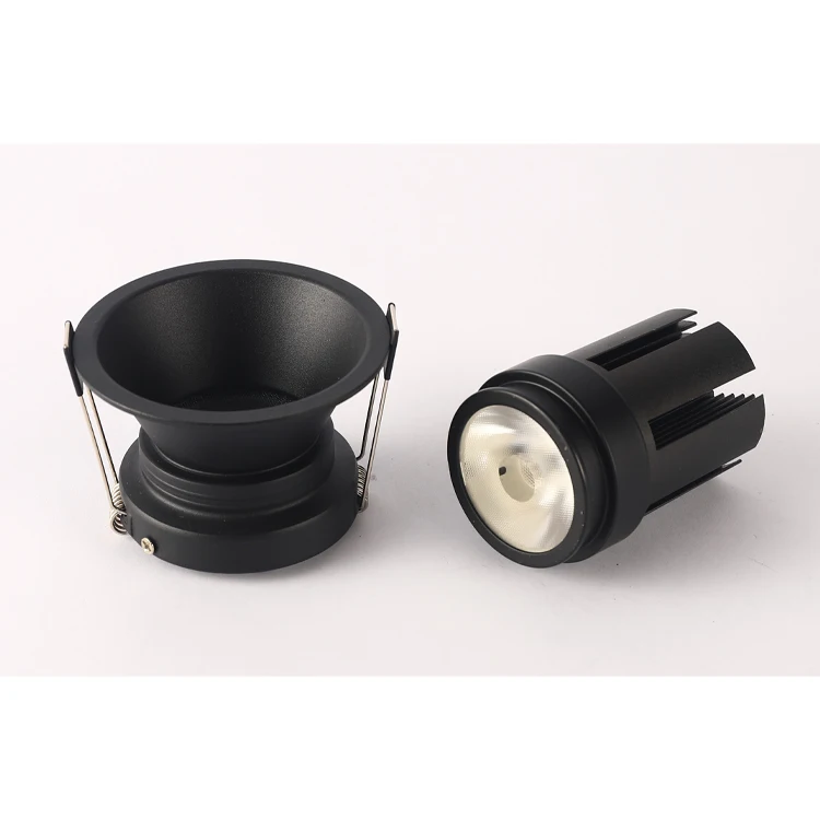 White Black 75mm Cutout Gu10 Mr16 Alumnimum Led Spot Light Fitting Down ...