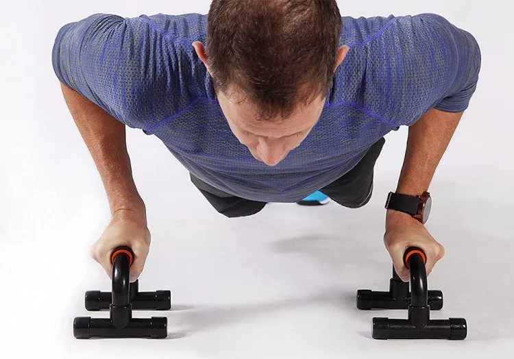 Home Workout Non-slip Handles Chrome Push Up Bar Holders - Buy Push Up ...