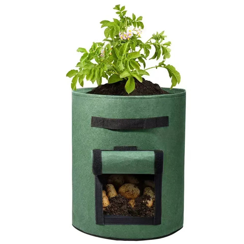 Hydroponic Felt Grow Bags - Vertical Indoor Gardening