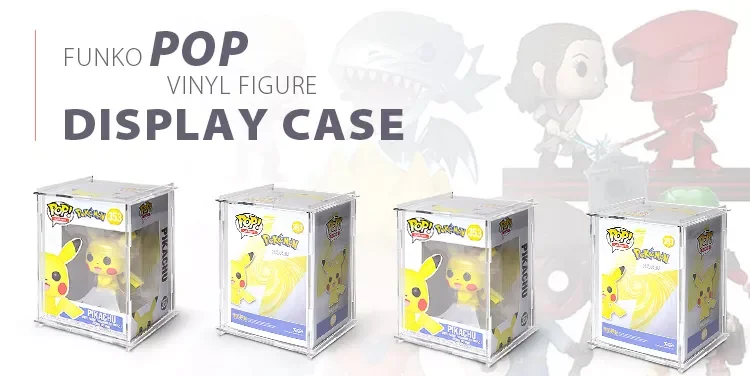 2 Pack Pop Figures Display Case Acid-free Plastic Folding Funko Pop ...