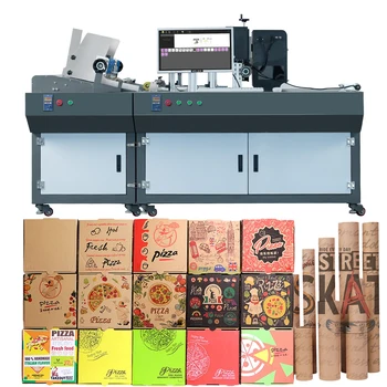 Foofon Factory Direct Sales Single Pass Diract Printing Packing Food Packaging Box Pizza Single ...