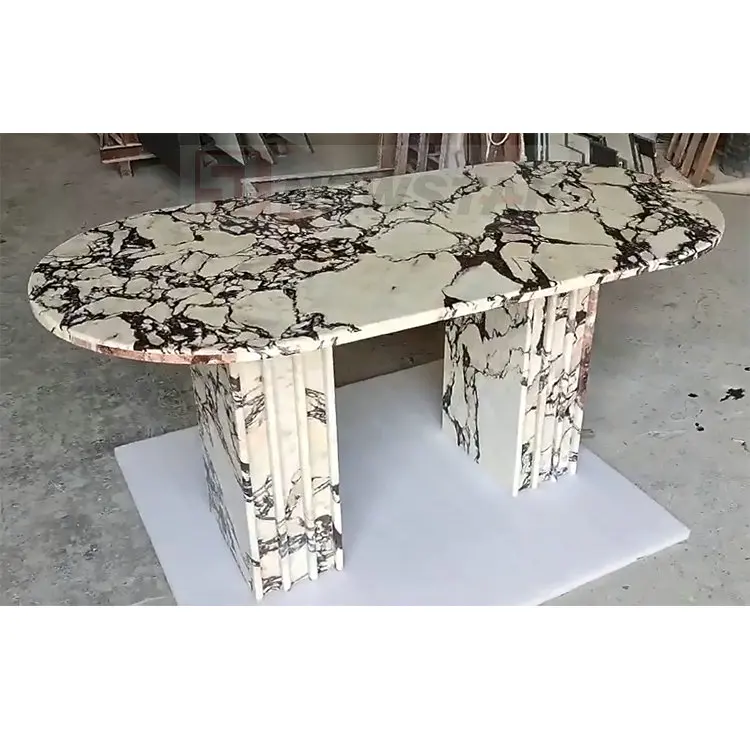 Modern white marble purple vein luxury Italian stone indoor kitchen ...