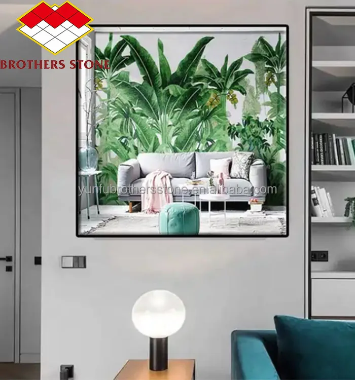 Modern Abstract Marble Mosaic Tile Art Customized Picture Design Wall ...