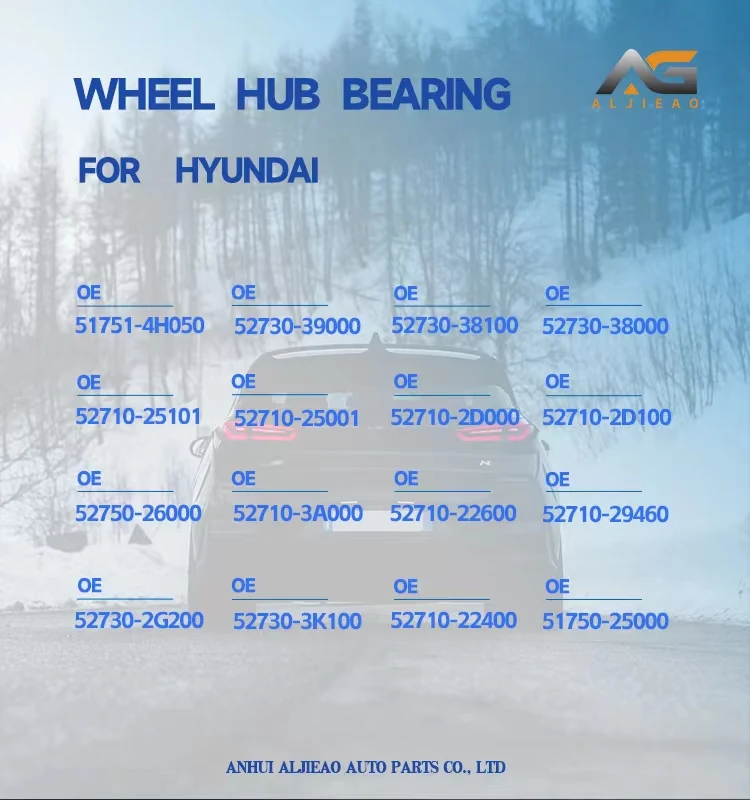 Angio Brand Original Genuine Rear Wheel Hub Bearing Used For Hyundai ...