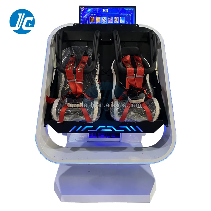 New Arrival 360 Degree Flying Chair Simulator VR 9D Roller Coaster VR Machines 2 Seats Indoor ...