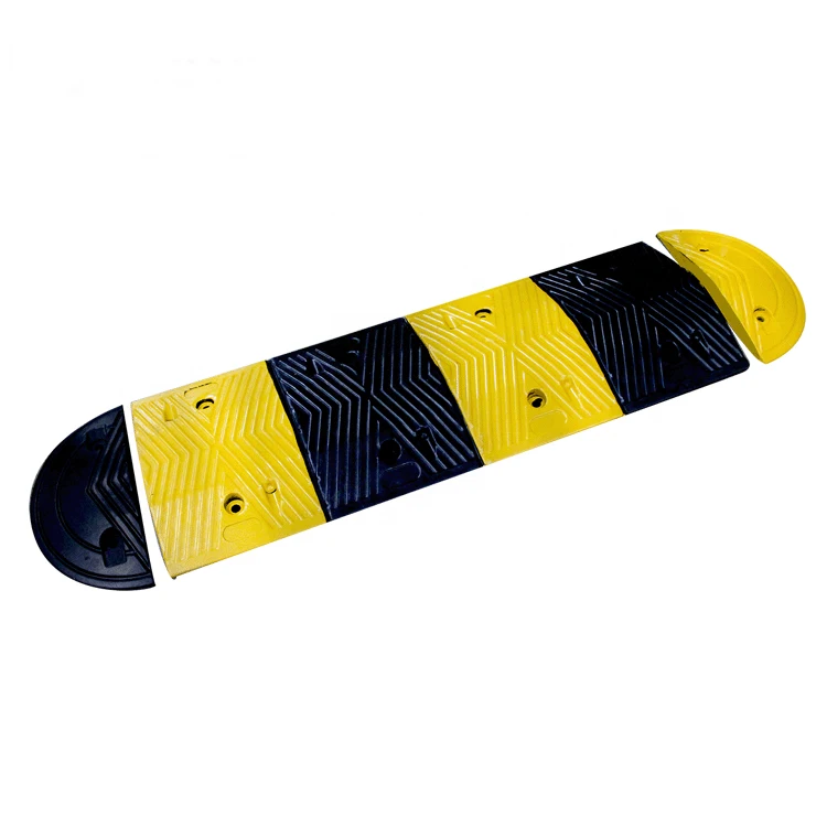 Heavy Duty Yellow Road Safety Speed Control Highway Rubber Speed ...