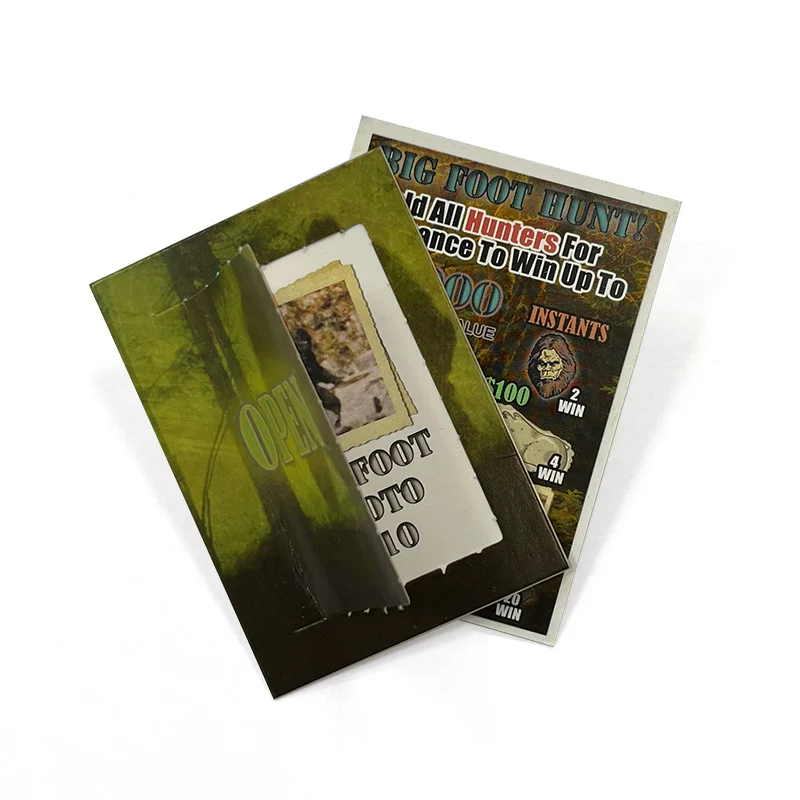 Oem Odm Custom Pull Tabs Cards Pull Tabs Break Open Lottery Tickets ...