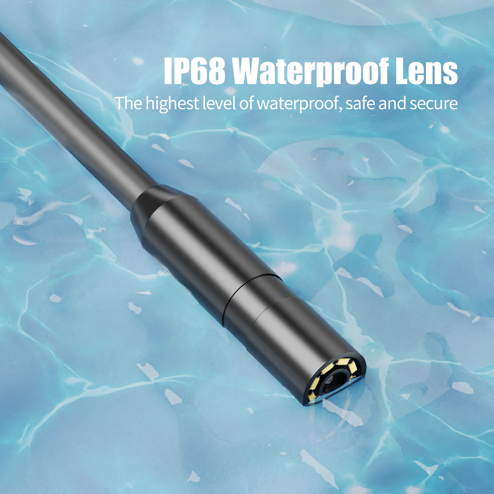 Industrial Endoscope Camera - IP68 Waterproof Lens 1080P