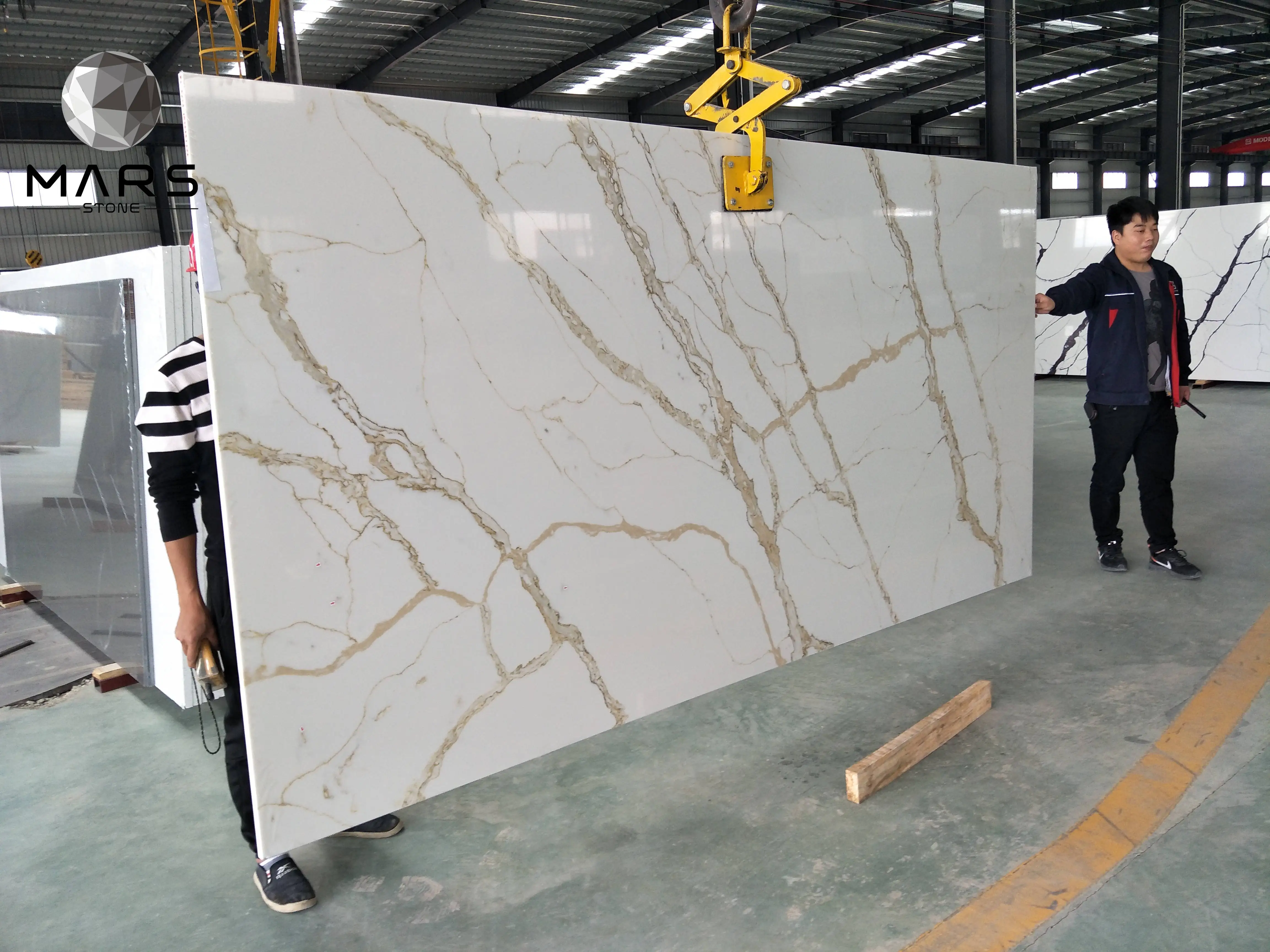 Good Price Calacatta Gold Veins Quartz Slab And Gold Quartz Stone And ...