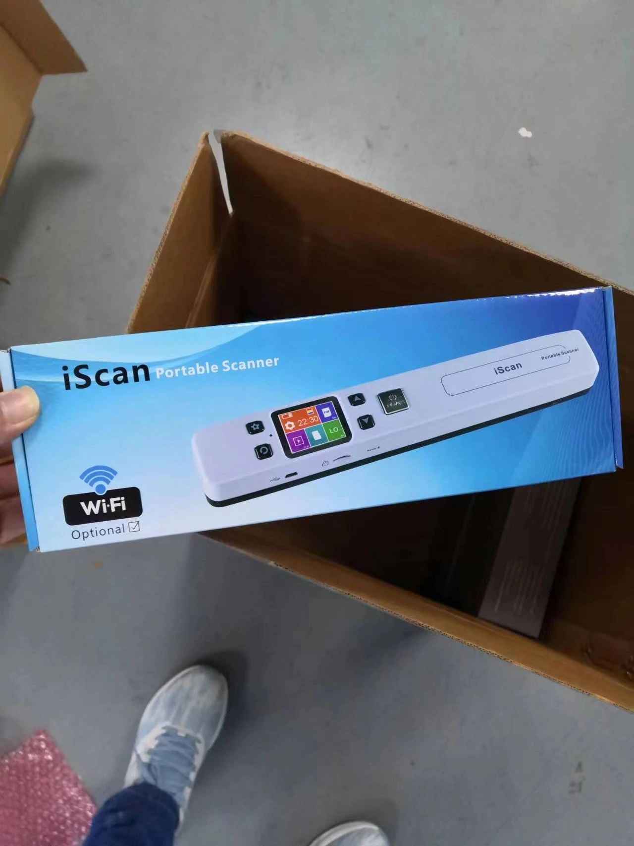 Iscan A4 Size Wireless Wifi Portable Scanner 1050 Dpi Printer And ...
