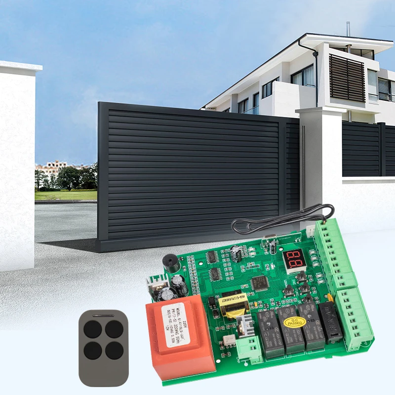 Digital Display Sliding Gate Control Board Ac 220v Automatic Sliding ...