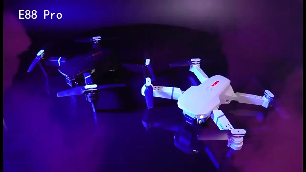 Mini Drone E88 Pro Wifi Fpv Rc Dron With Dual Pro 4k Hd Camera Wide ...