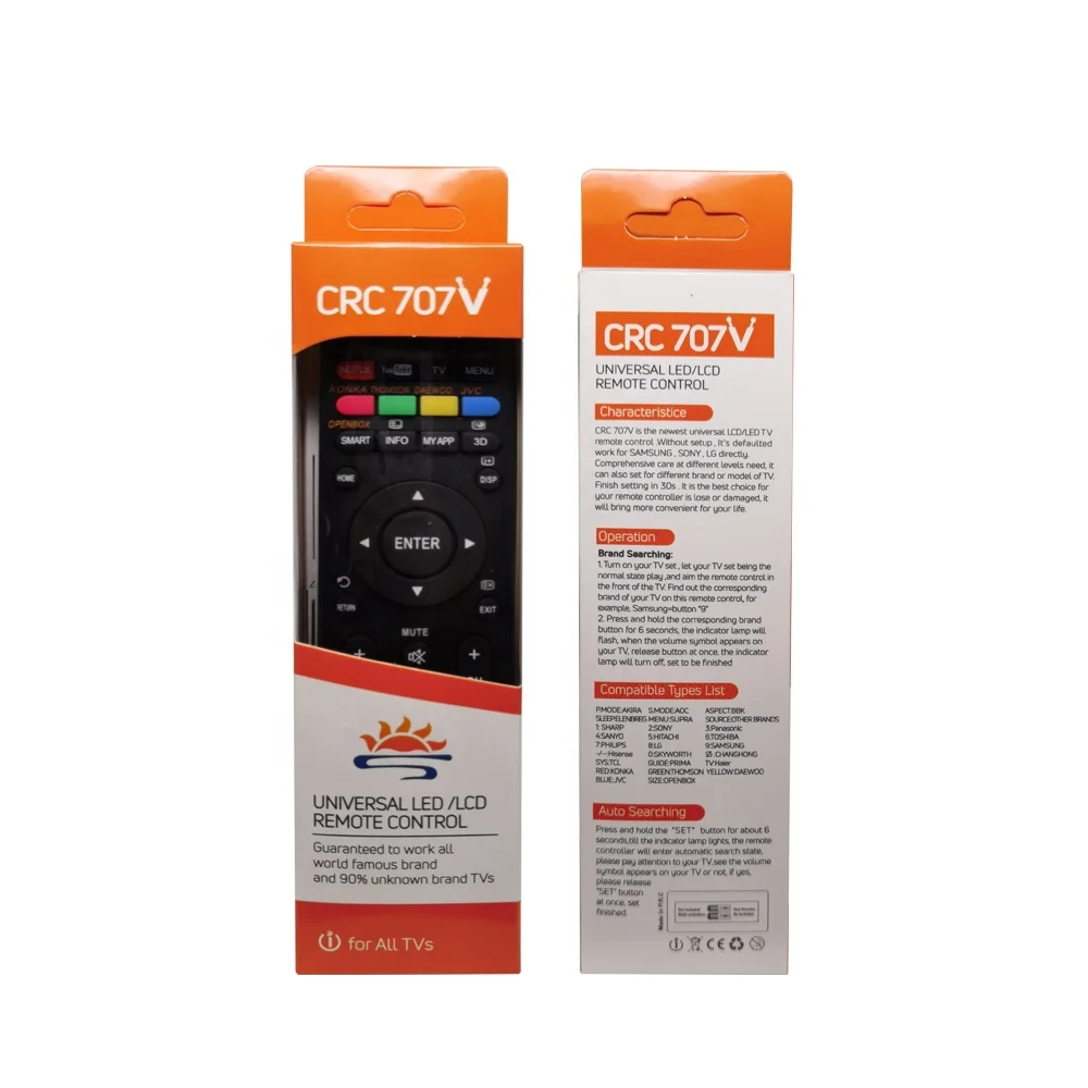 SYSTO Universal TV Remote Control CRC707V for All Brands