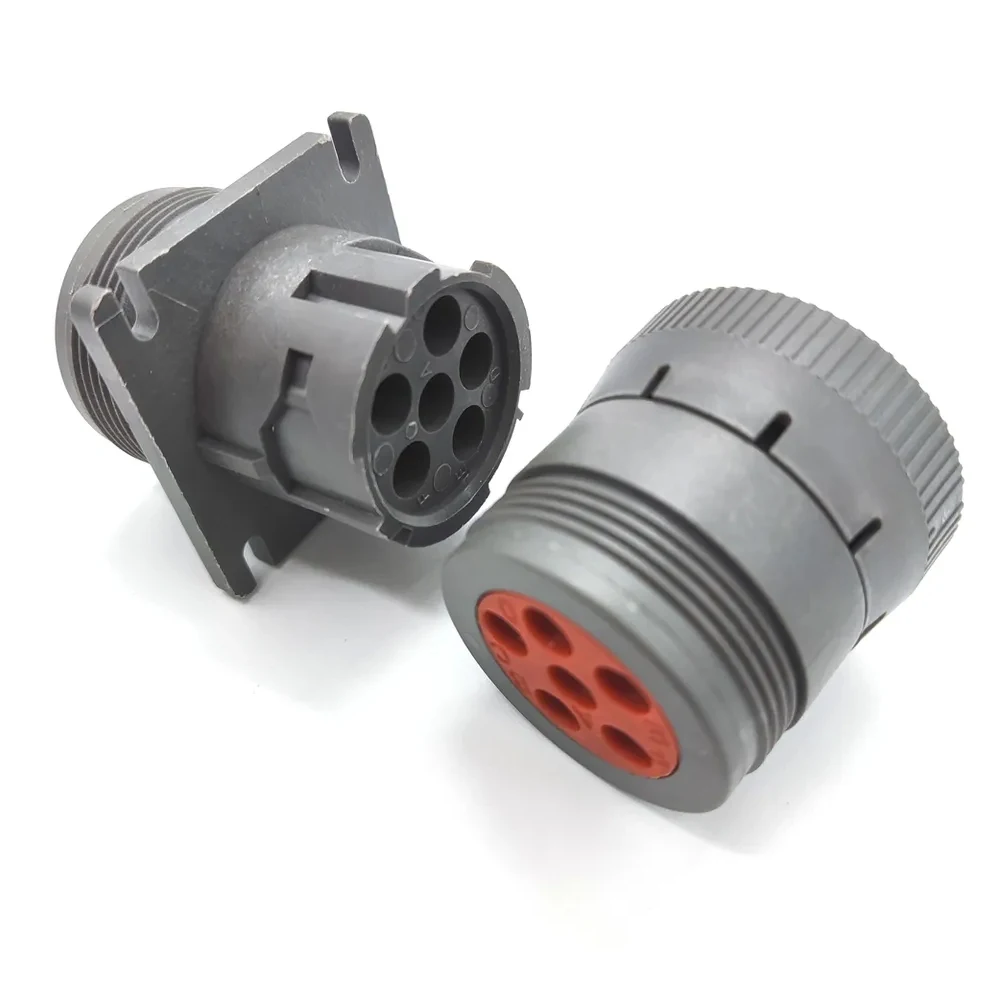 6pin J1708 Plug And J1708 Receptacle Male To Female For Hd10-6-12p Hd16 ...