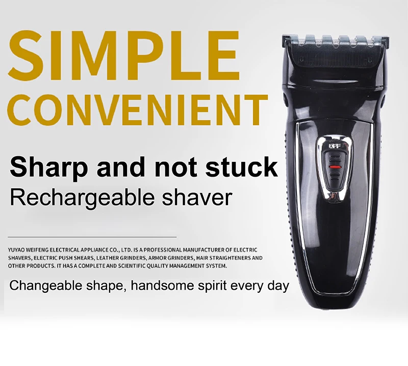 Reciprocating Twin Blade Cordless Usb Beard Portable Class Men Electric ...