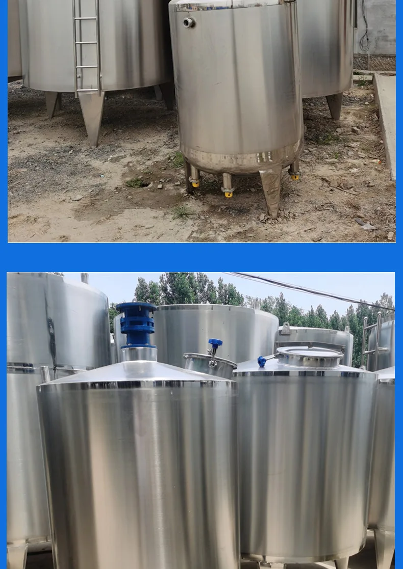 Factory Food Grade 304 Storage Tank for Edible Oil Grain Liquor Food ...