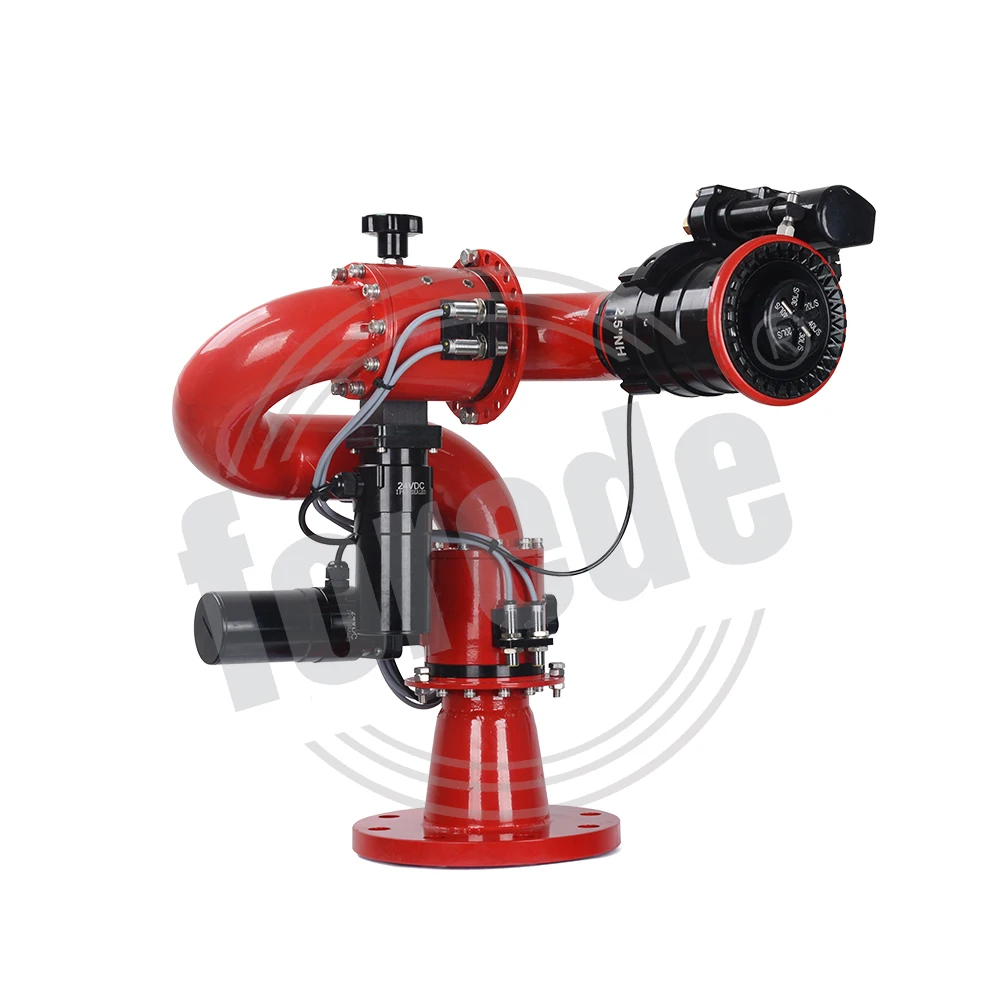 FOREDE Remote Control Fire Fighting Water Cannon Monitor For Fire ...