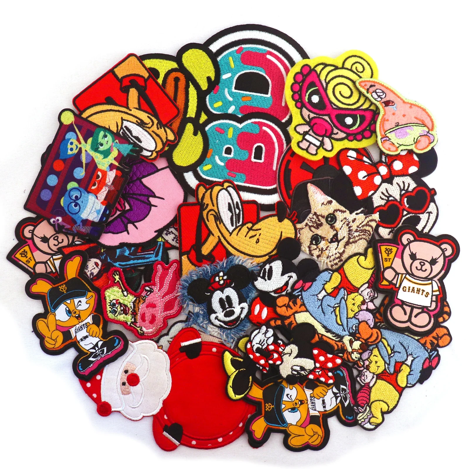 Factory Direct Heat Transfer Print Iron-on Patch Flat Embroidery Patch ...