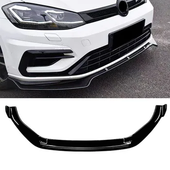 Oem Style Carbon Fiber Front Lip For Front Bumper Lip Spoiler For Vw ...