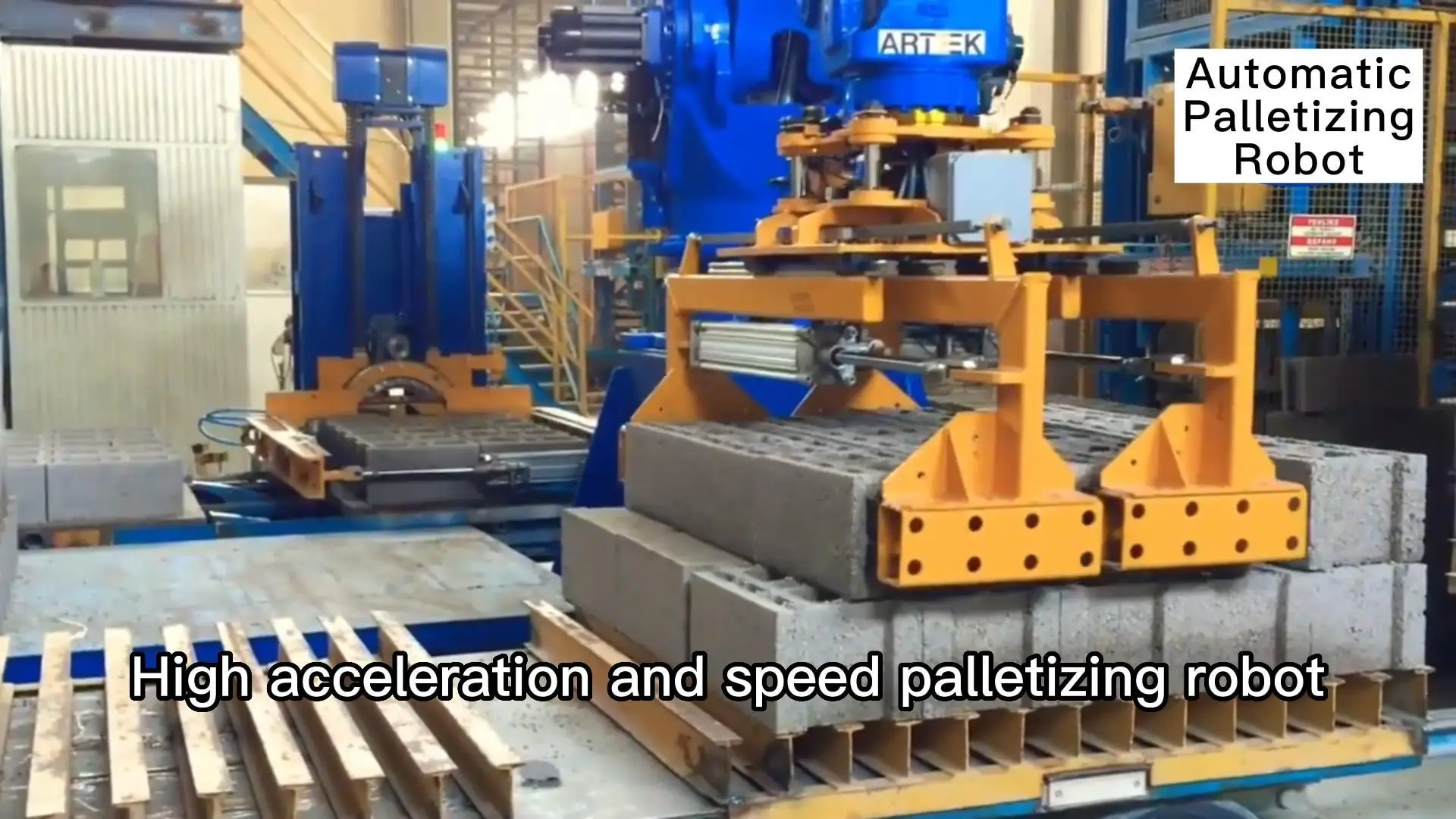 Yaskawa robotic arm industrial manipulator palletizing robot PL800 ...