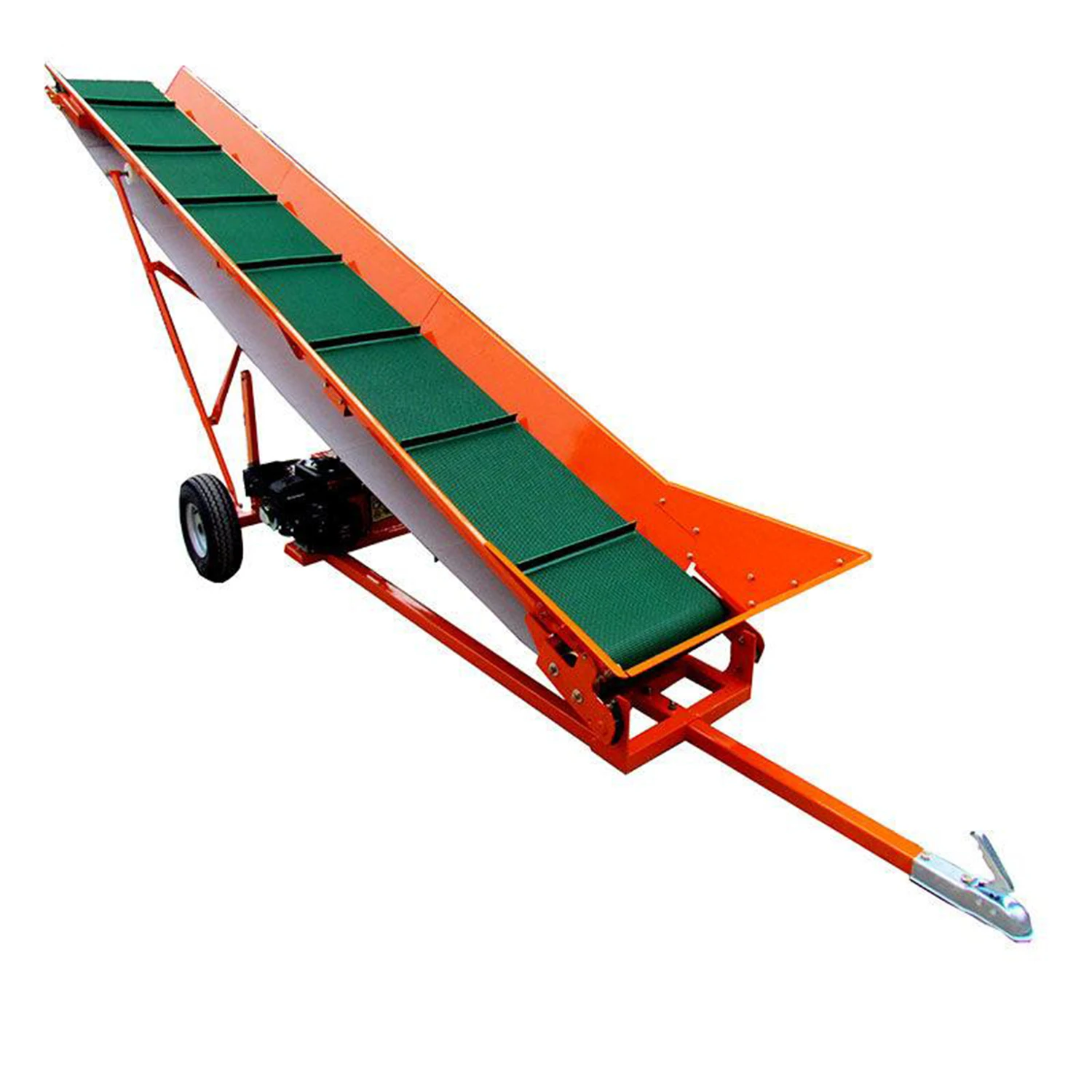 Mini Stacker Firewood Belt Conveyor Adjust Height hydraulic transport ...