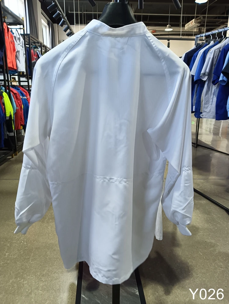 Cleanroom White Anti Static Clothes Uniform Esd Smock - Buy Cleanroom ...