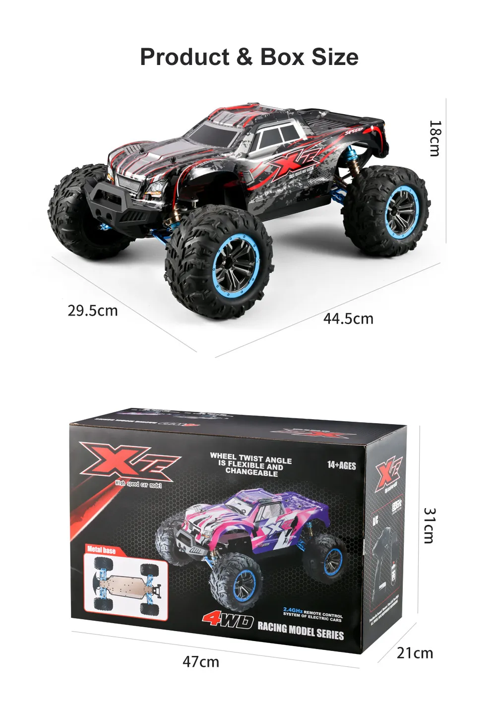 Hot Xlf F22a 1/10 2.4ghz 4wd Brushless Rc Cars 70km/h Off-road Vehicle ...